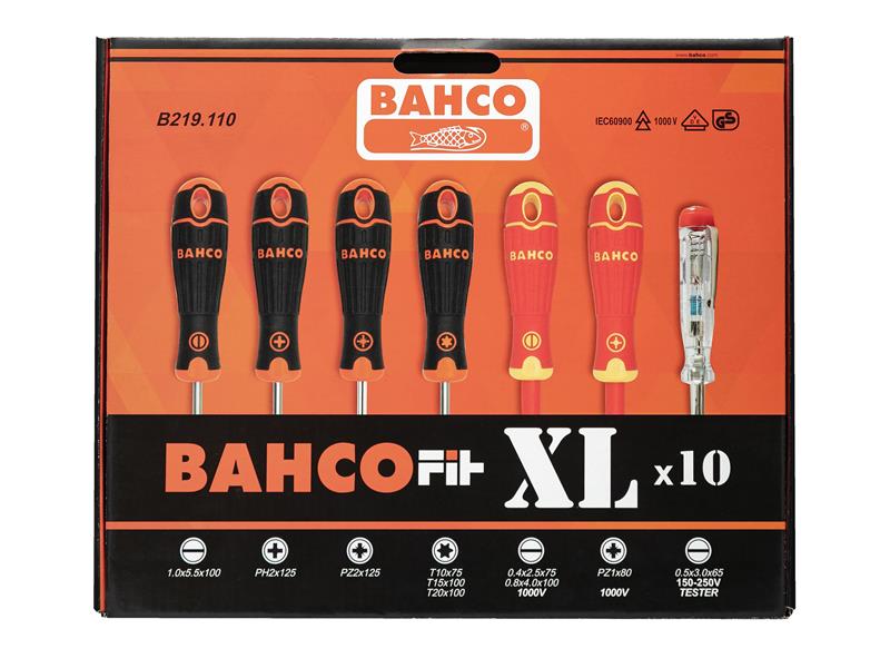 Hand Tools :: Screwdrivers :: Screwdriver Sets :: Bahco - BahcoFit XL ...
